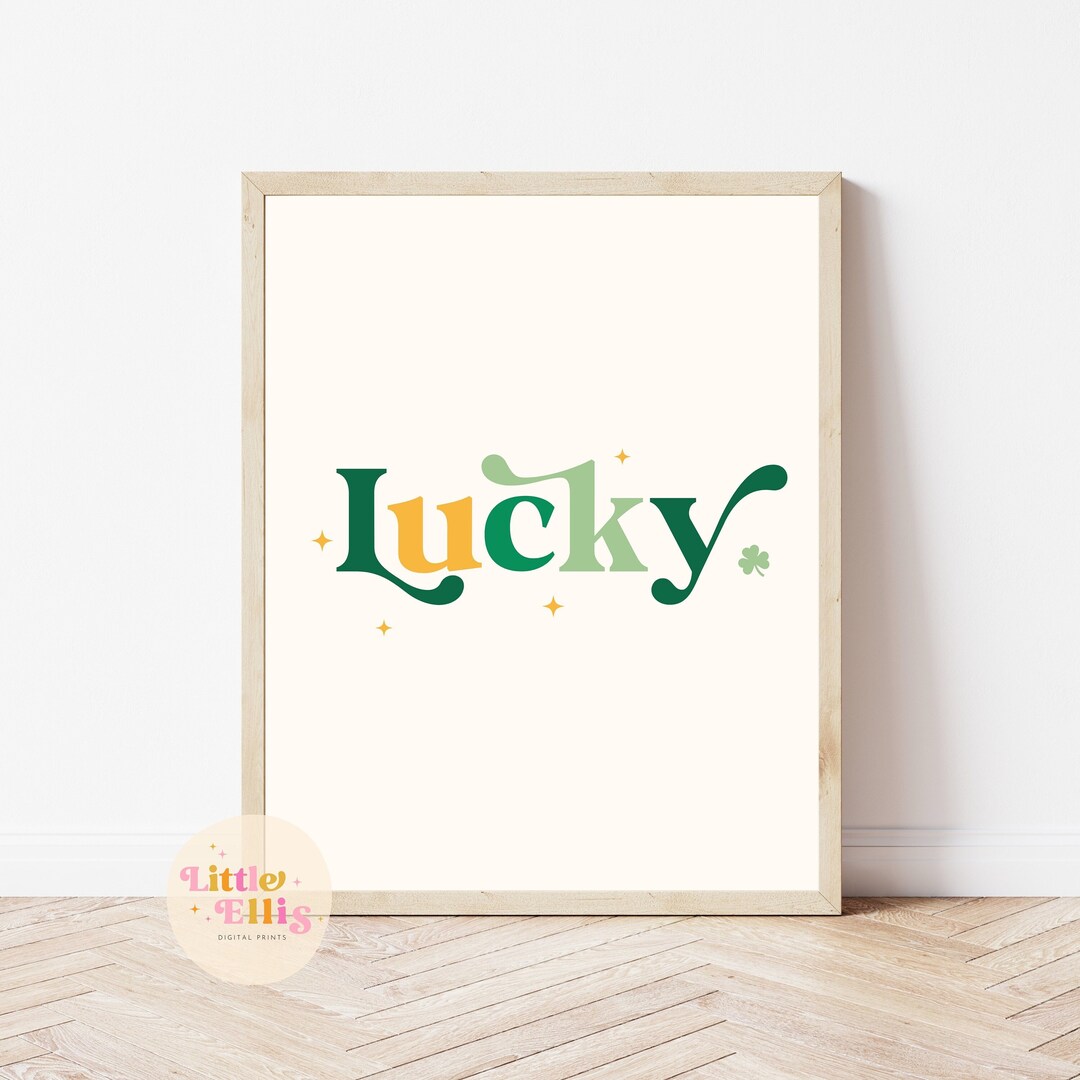 St. Patricks Day Print, St. Patricks Day Printable, St. Patricks Day ...