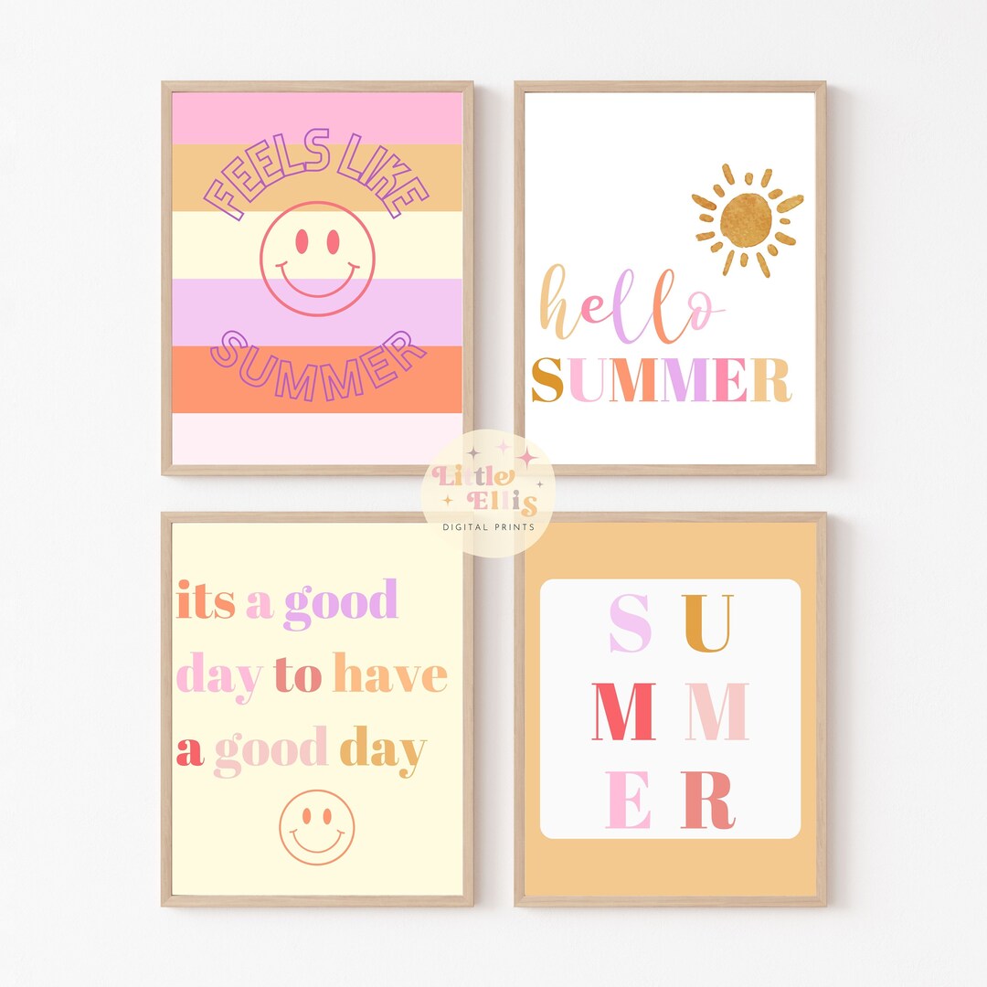 Summer Print Bundle, Summer Printable, Summer Prints, Summer Sign ...