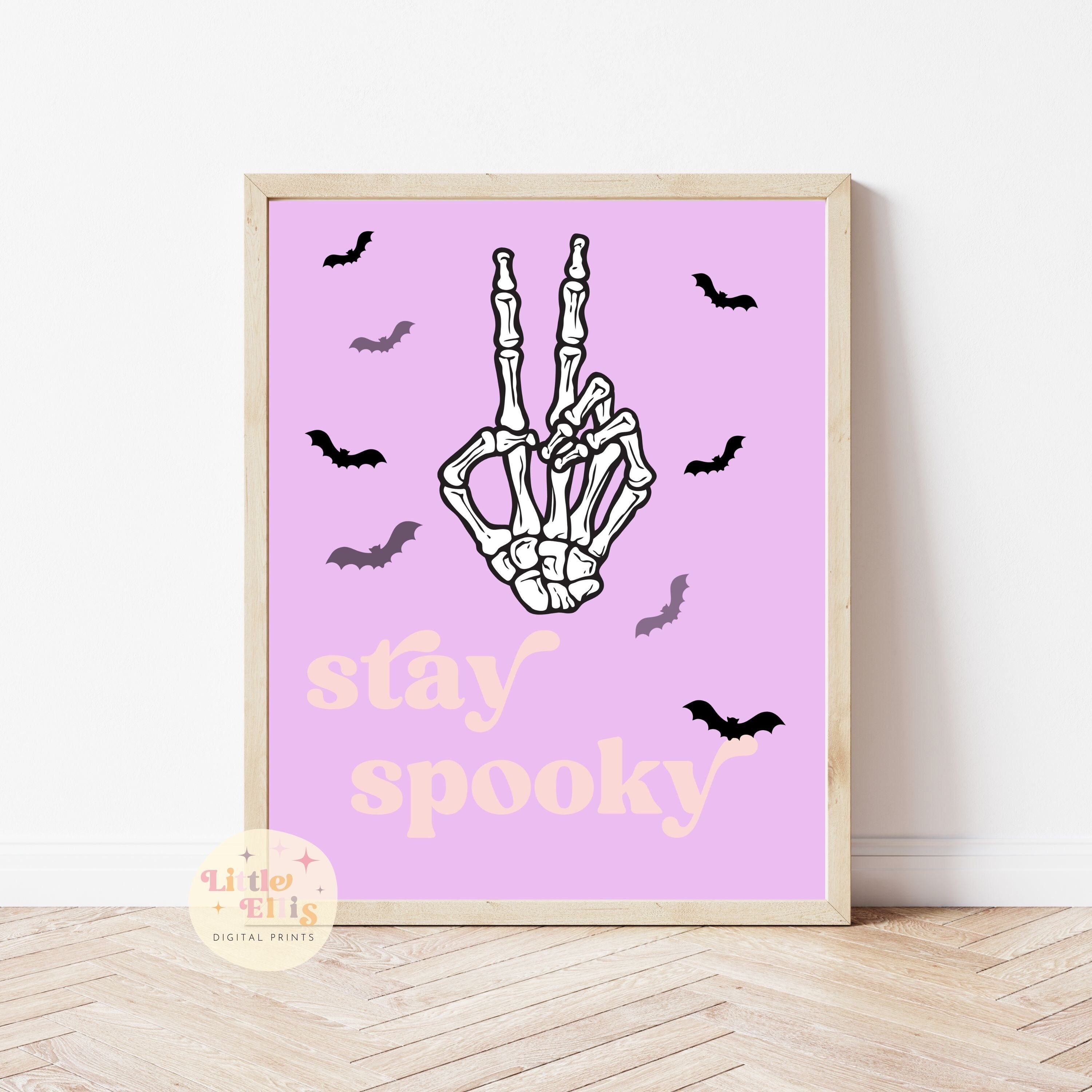 Stay Spooky Print, Stay Spooky Printable, Halloween Print, Halloween ...