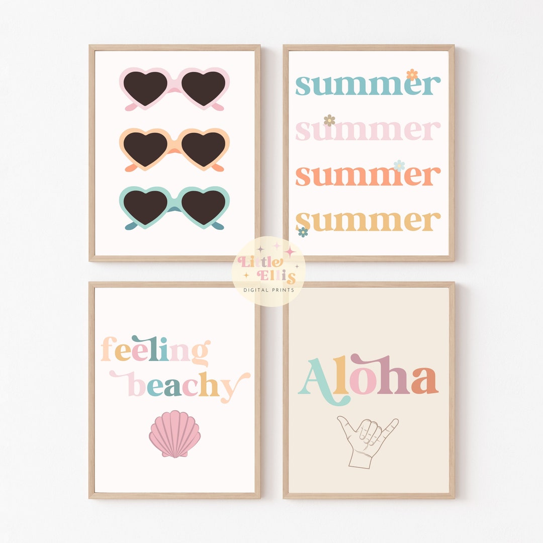 Summer Print Bundle, Summer Printable Bundle, Summer Prints, Summer ...