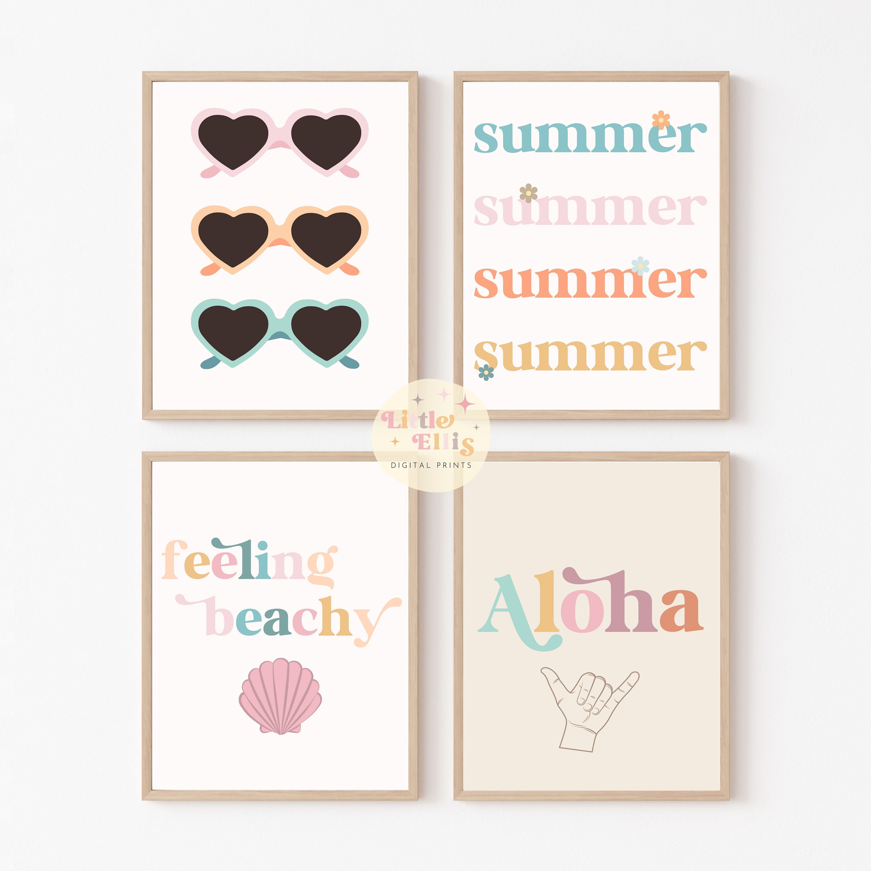 Summer Print Bundle, Summer Printable Bundle, Summer Prints, Summer ...