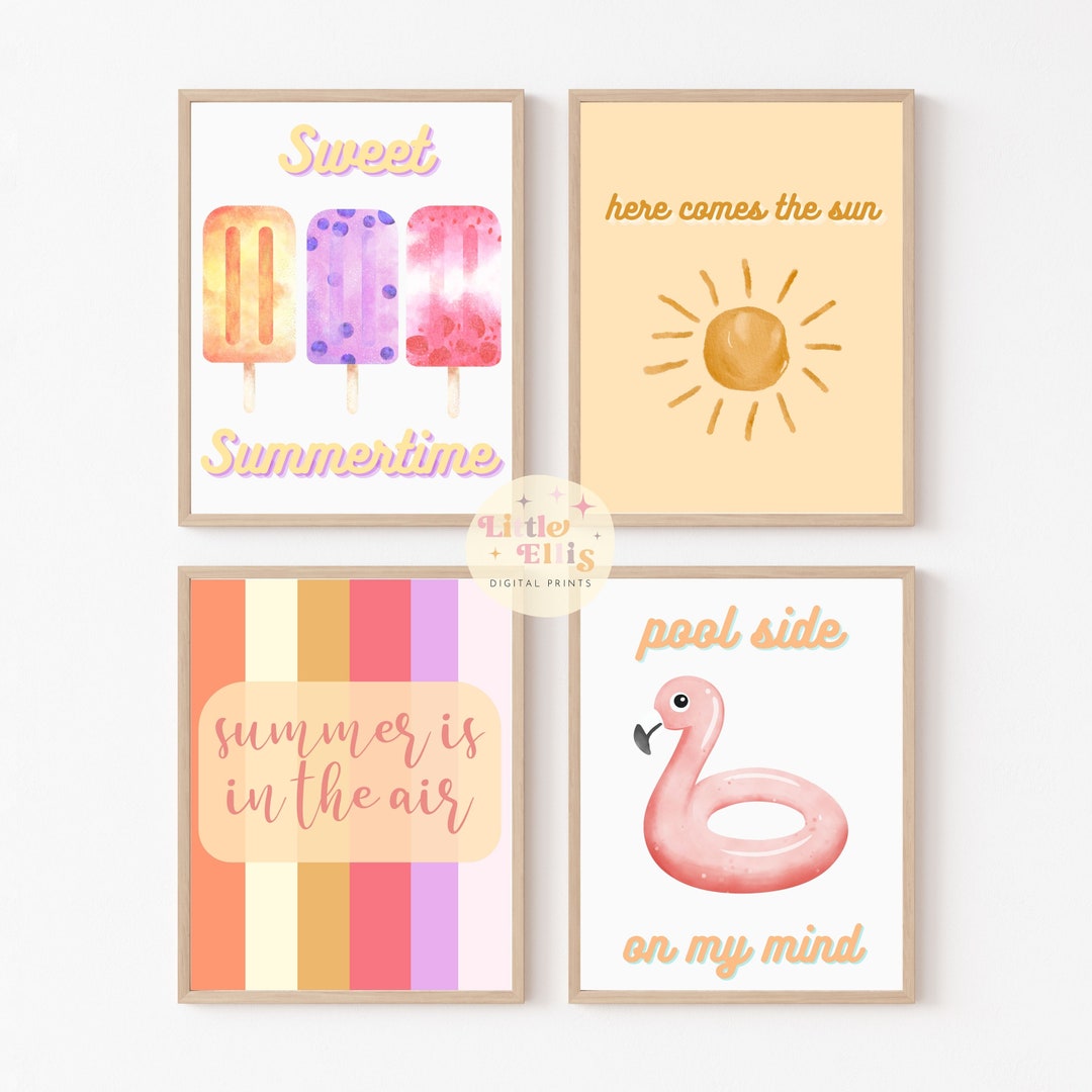 Summer Print Bundle, Summer Printable, Summer Prints, Summer Sign ...