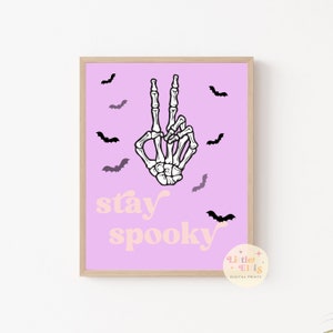 Stay Spooky Print, Stay Spooky Printable, Halloween Print, Halloween ...