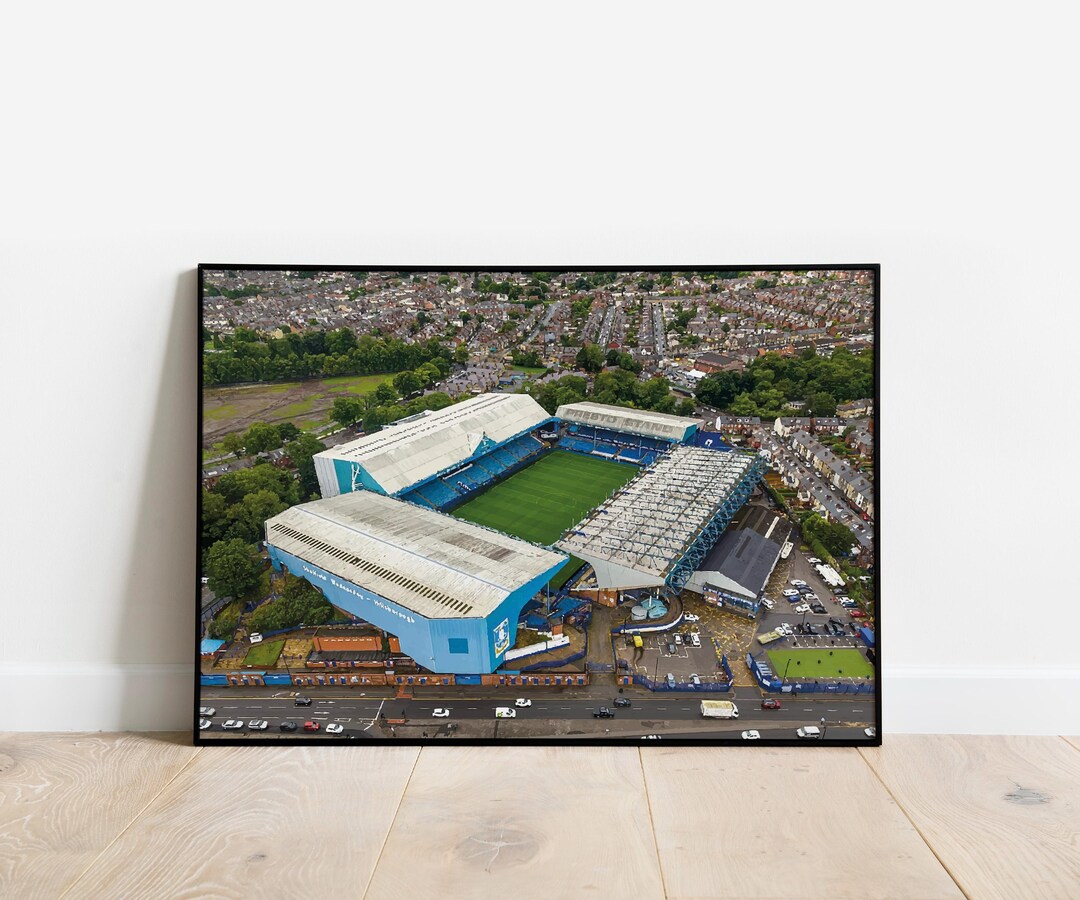Hillsborough | Sheffield Wednesday Stadium Framed Print | 2024/25 ...