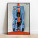 Porsche 917 | Gulf Racing | Le Mans 1971 | 917K Poster Print - Etsy