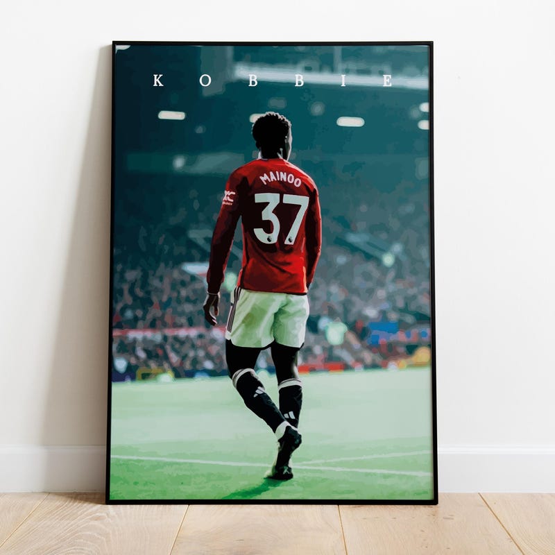 Football Posters Mainoo - Etsy UK