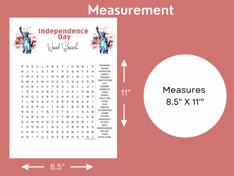 Independence Day Word Search Printable - Fun 4th of July Puzzle ...