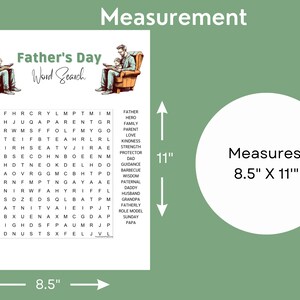 Fun Father's Day Printable Word Search Puzzle - Unique Father's Day ...