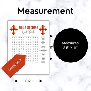 Bible Stories Word Search Puzzle: Sunday School Christian Game (PDF ...