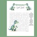Kids Dinosaur Word Search Puzzle - Fun & Educational Dinosaur Game ...