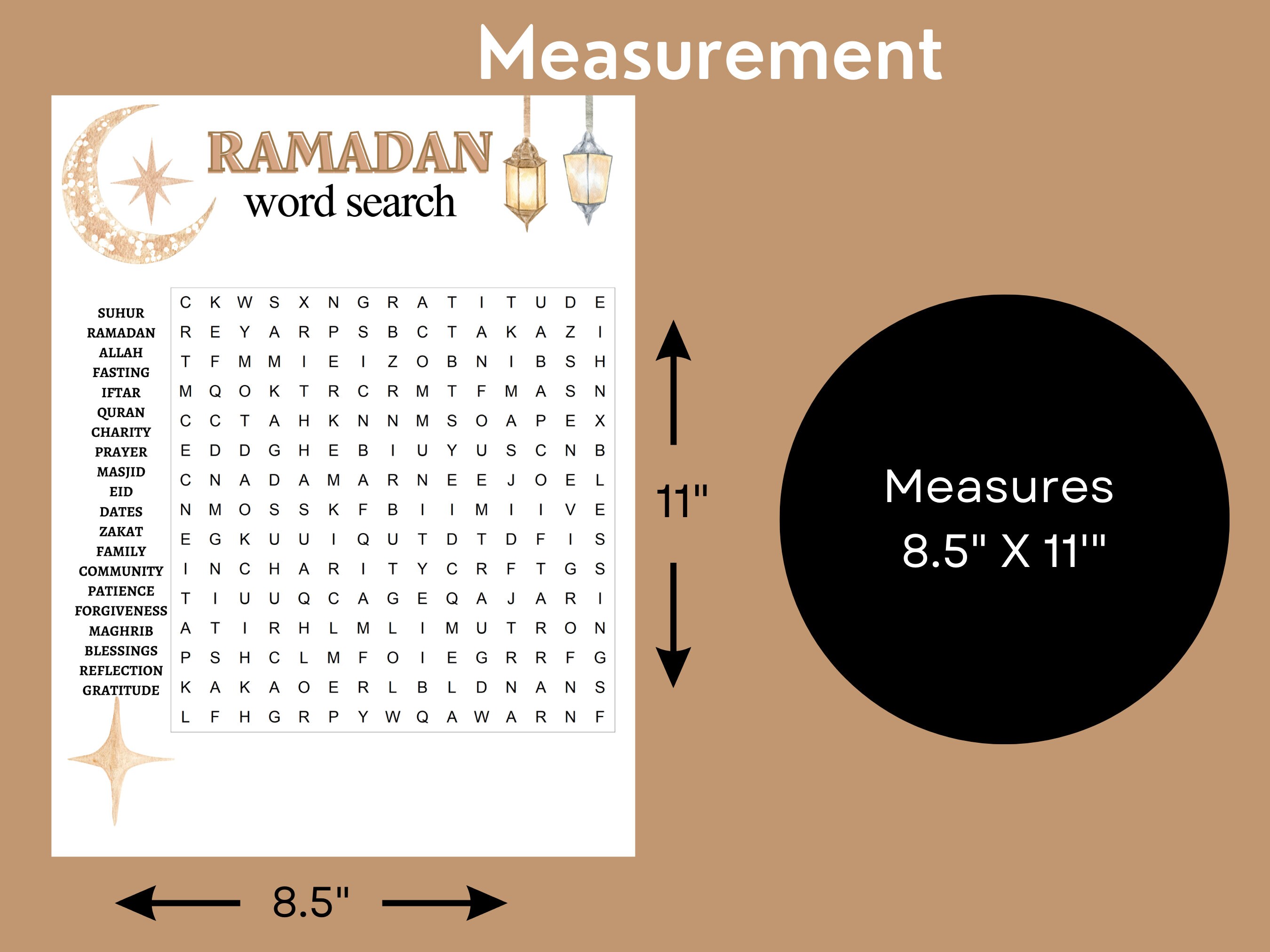 Ramadan Word Search Printable Puzzle Fun Search A Word Ramadan ...