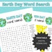 Earth Day Word Search Puzzle - Engaging Eco-friendly Activity for Kids ...