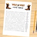 Wild West Word Search Puzzle - Challenging Cowboy Old West Themed ...