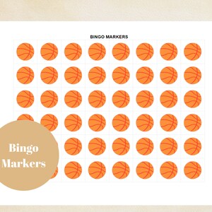 Basketball Bingo Game - Fun Game for Fans and Players - Printable ...