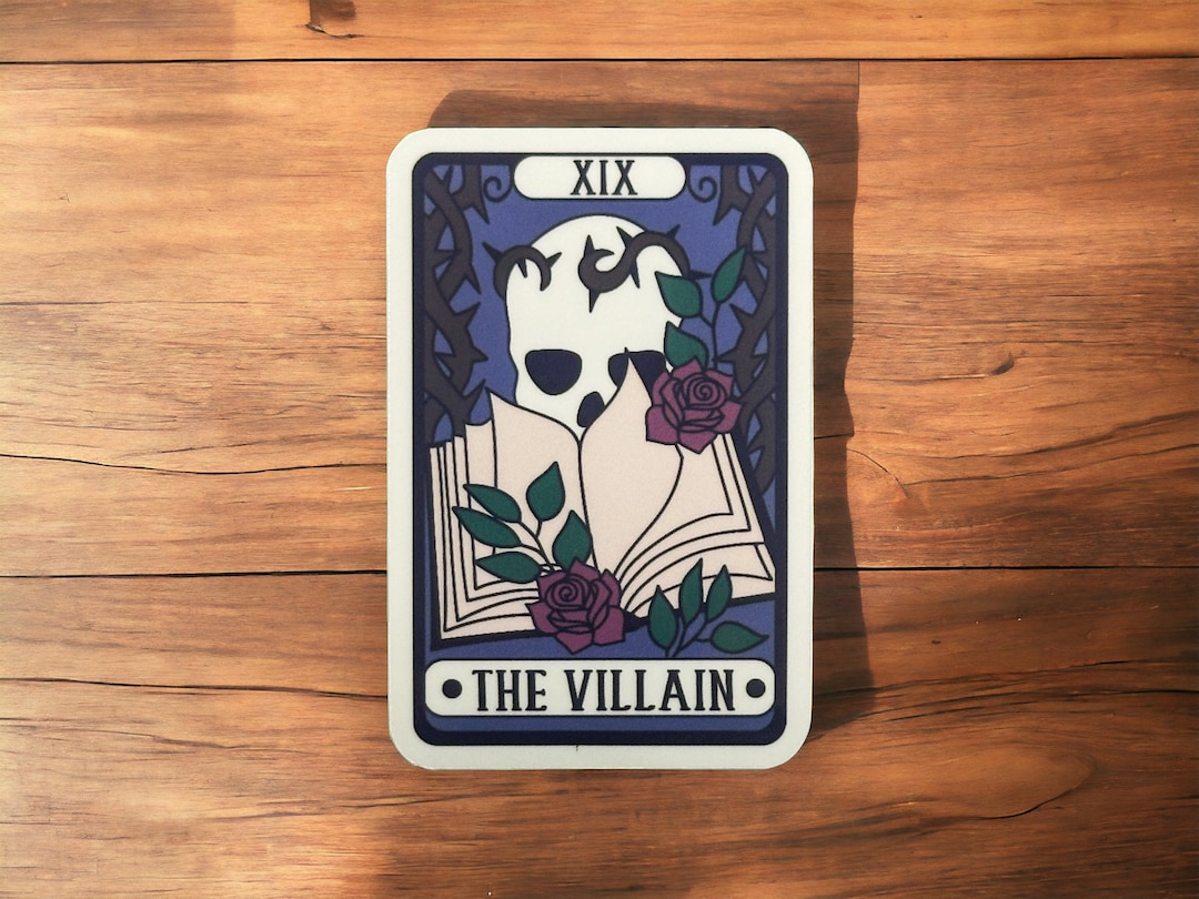 The Villian Tarot Sticker Journaling|decal|stationery|latop|kindle|e ...