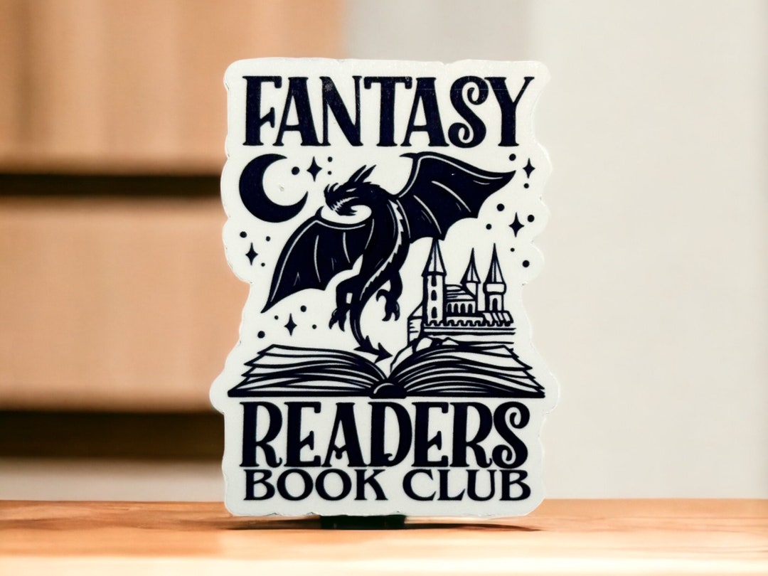 Fantasy Reader Book Club Sticker|bookish|book Nerd|gift|reading|sci-fi ...