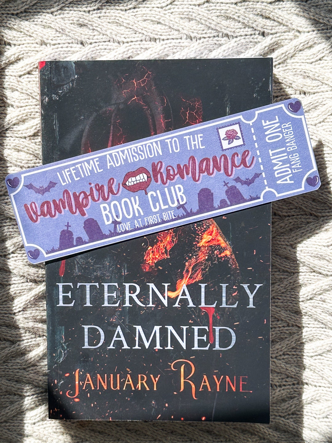 Vampire Book Club Laminated Bookmark | Book Lover | Gift for Her | Gift ...