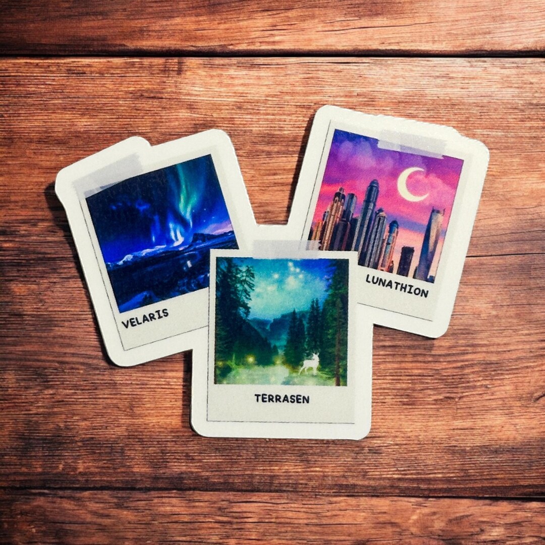 SJM Universe Polaroid Sticker: Fantasy Bookish Decal - Etsy