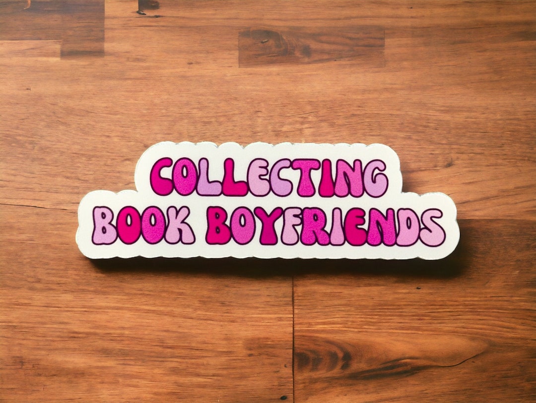 Collecting Book Boyfriends Sticker: Bookish Romance, Kindle, Journal - Etsy