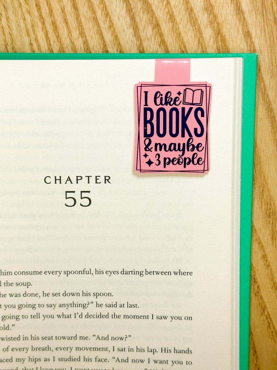 I Like Books Magnetic Bookmark: Reader Gift - Etsy