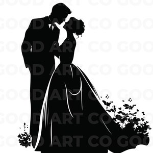 Wedding SVG | Bride and Groom SVG | Newlyweds Svg | Married Couple SVG ...