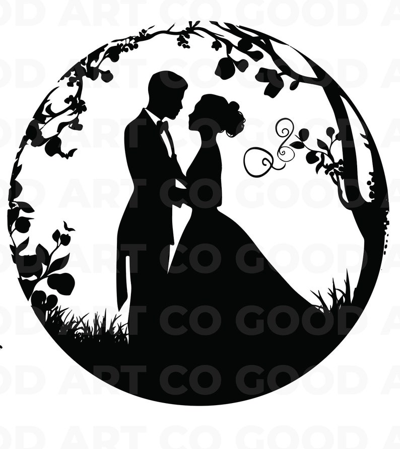 Matrimonio SVG / Sposa e Sposo SVG / Sposi novelli in formato SVG ...