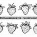 Strawberry Cut Files, Strawberry Silhouette, Strawberry Clip Art ...