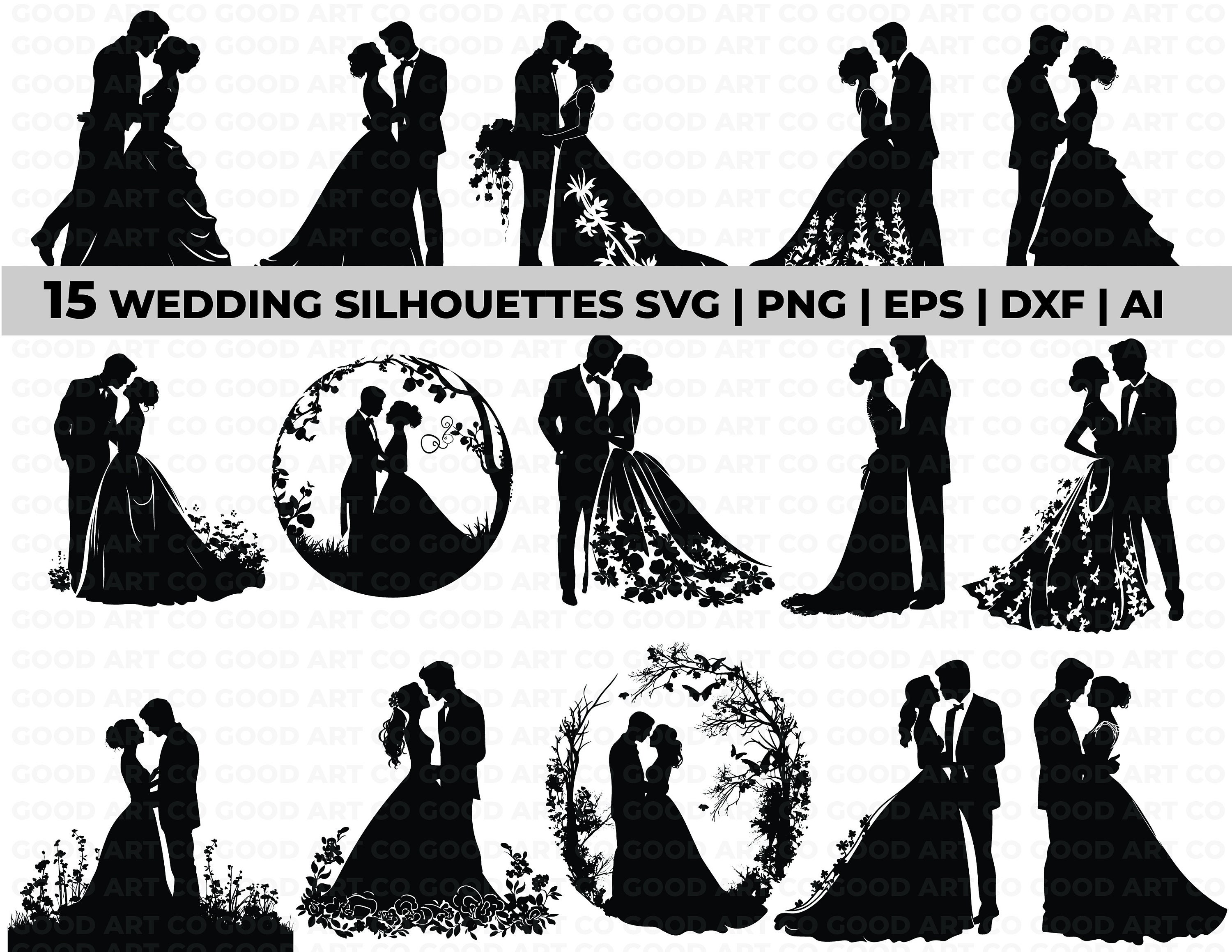 Wedding SVG Bride and Groom SVG Newlyweds Svg Married - Etsy UK