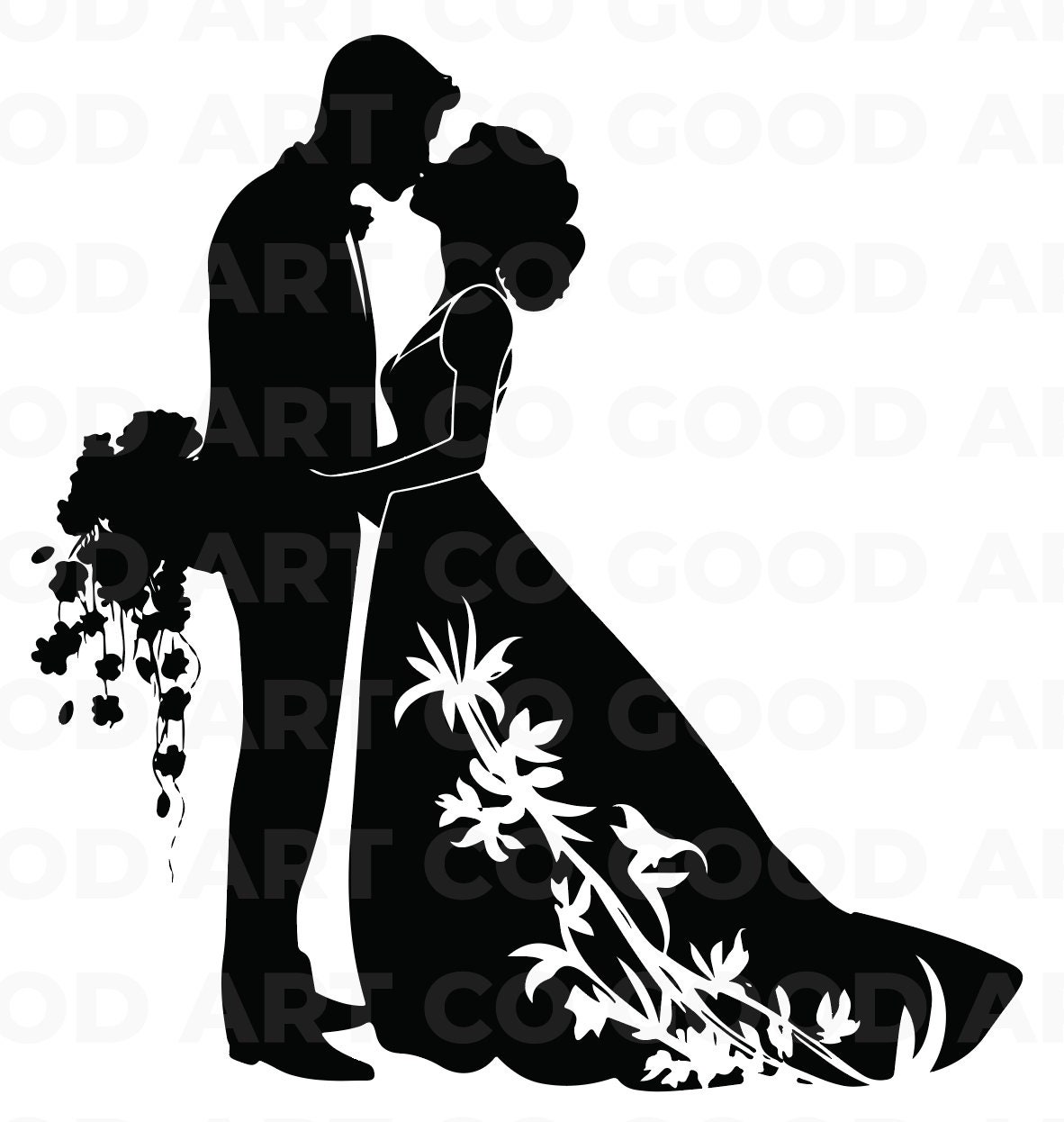 Wedding SVG Bride and Groom SVG Newlyweds Svg Married - Etsy UK
