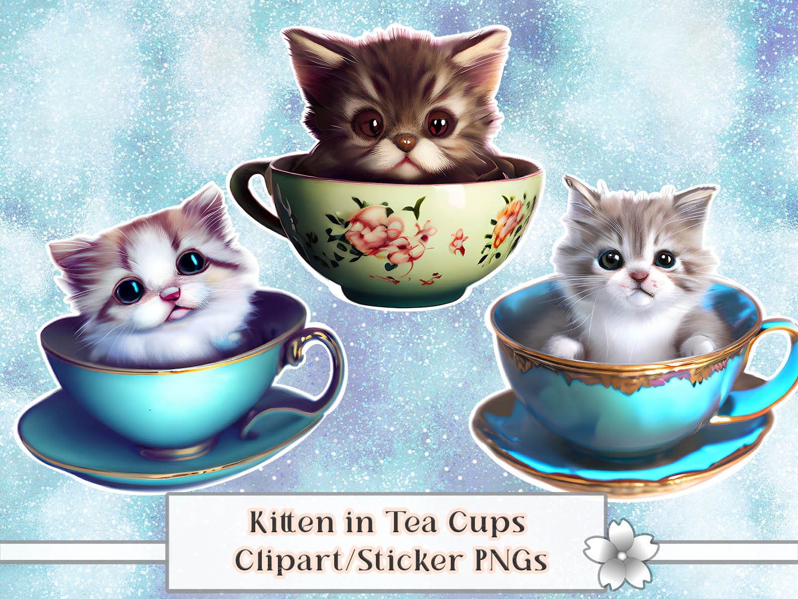Cute Kittens In Cups