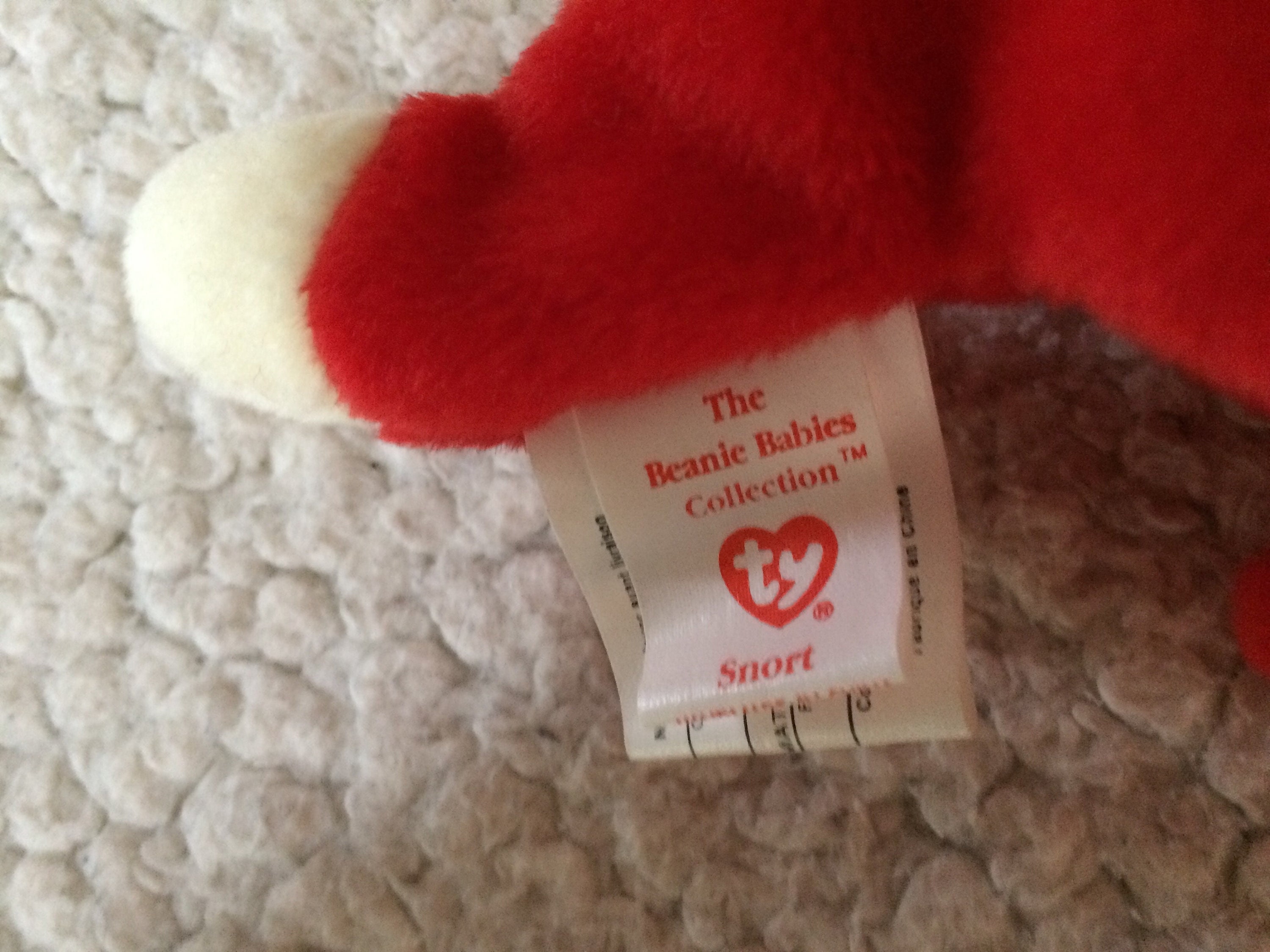 SNORT Beanie Baby Extremely Rare With Multiple Tag Rarities/errors ...