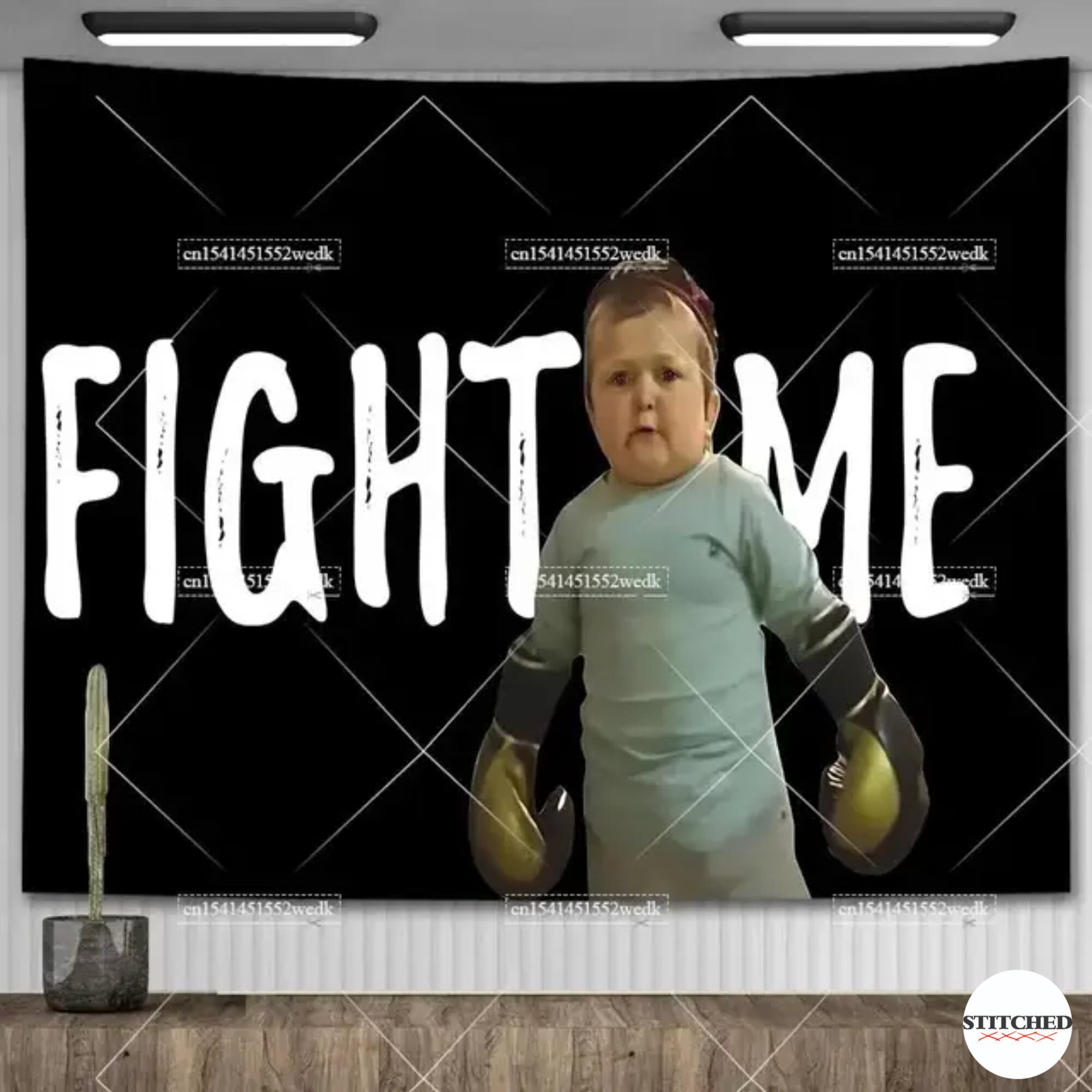 Hasbulla Magomedov Homage Tapestry Wall Decor Flag Banner Funny Meme ...