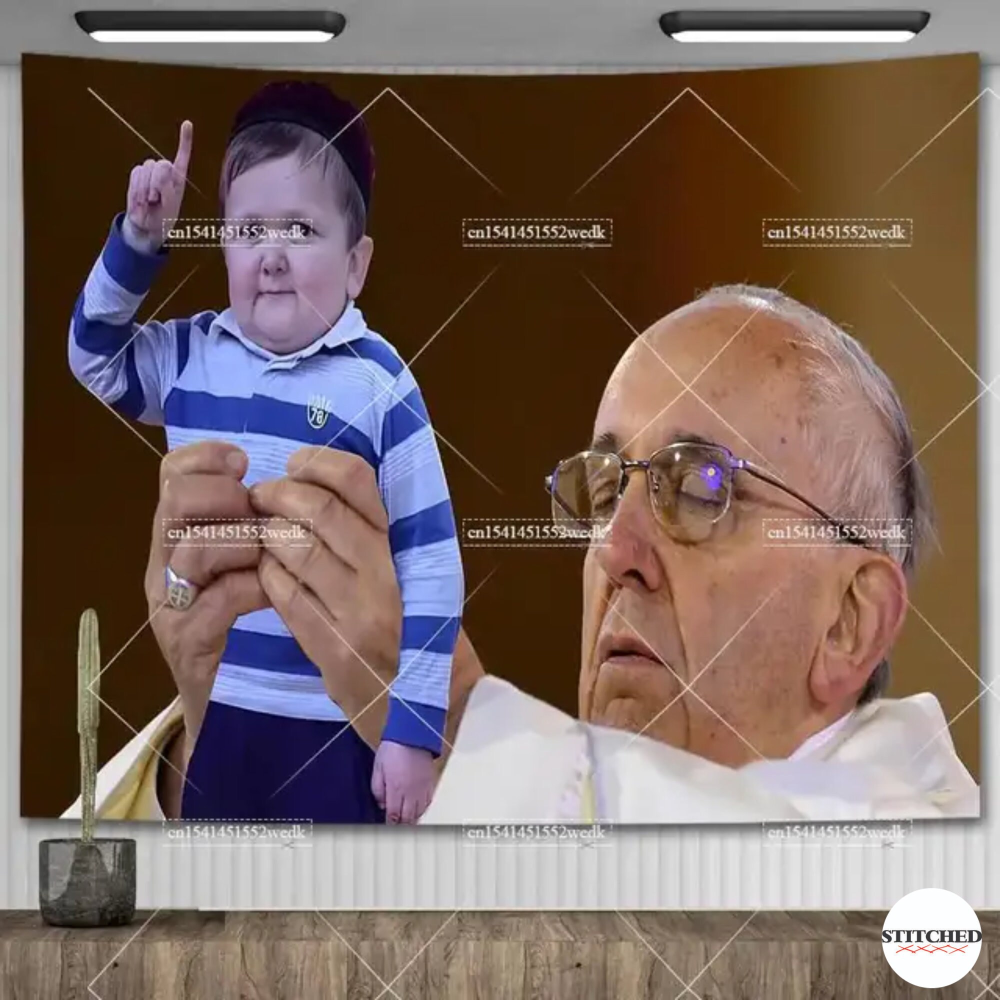 Hasbulla Magomedov Homage Tapestry Wall Decor Flag Banner Funny Meme ...