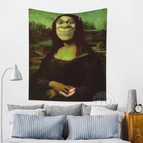 Shrek Mona Lisa - Etsy Australia