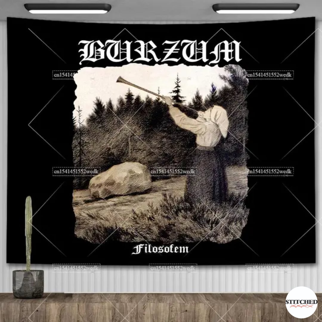 Burzum Filosofem Tapestry Wall Hanging Room Decor Aesthetic Music Album ...
