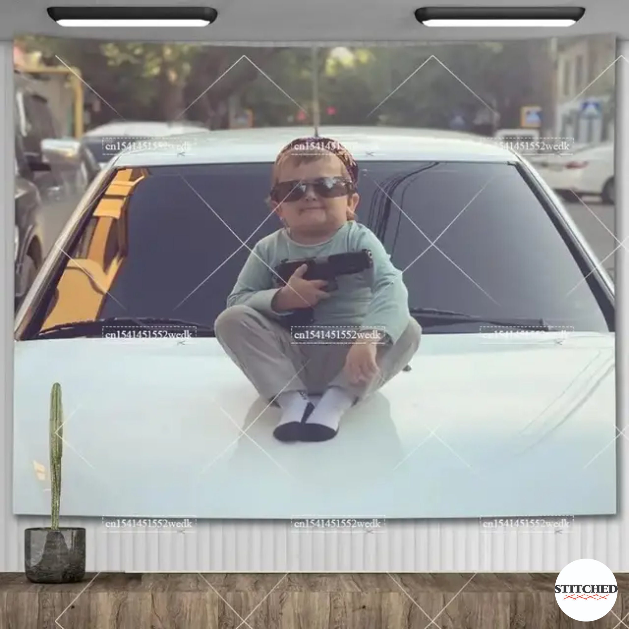 Hasbulla Magomedov Homage Tapestry Wall Decor Flag Banner Funny Meme ...