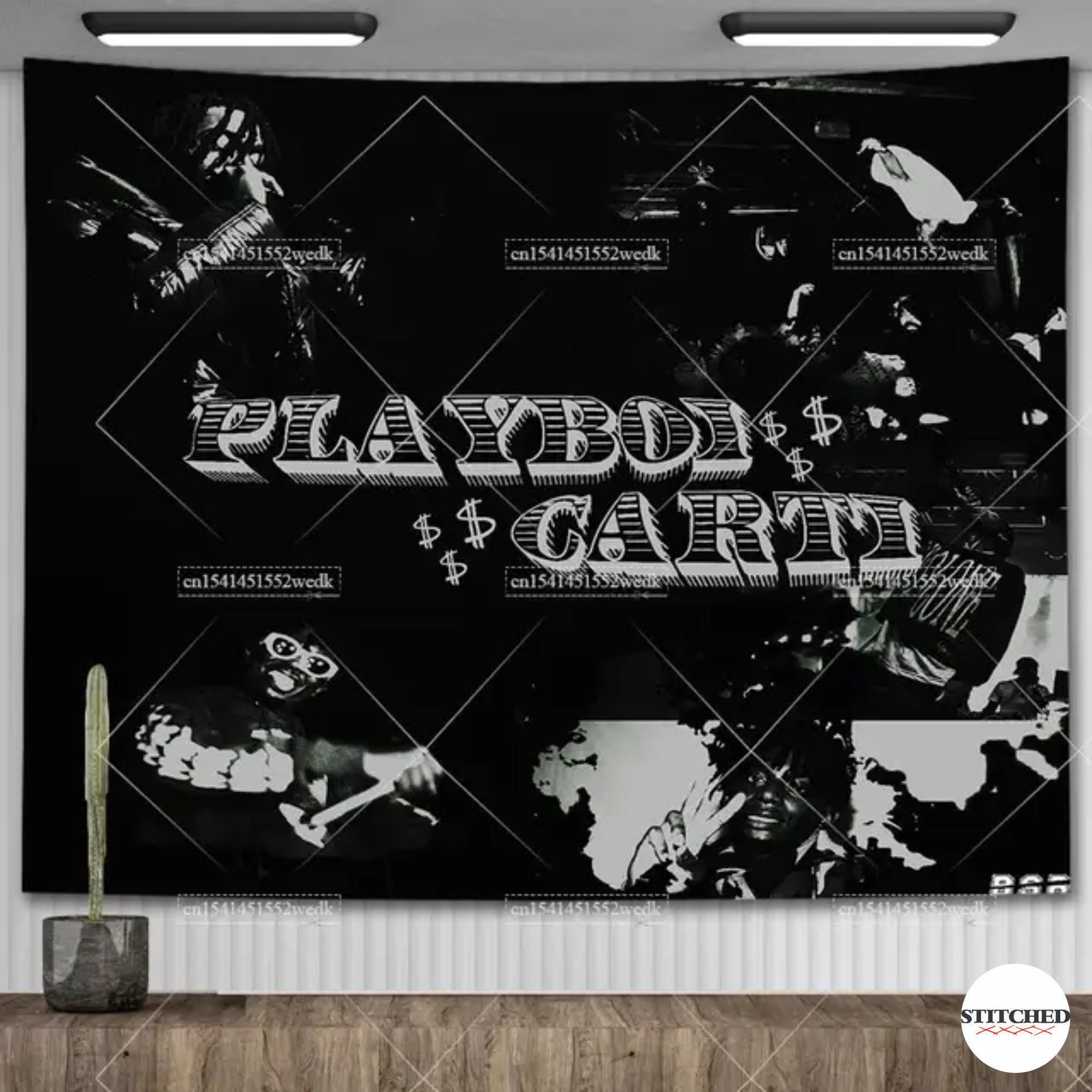 Playboi Carti Music Album Cover Posters Wall Hanging Tapestry Rapper ...