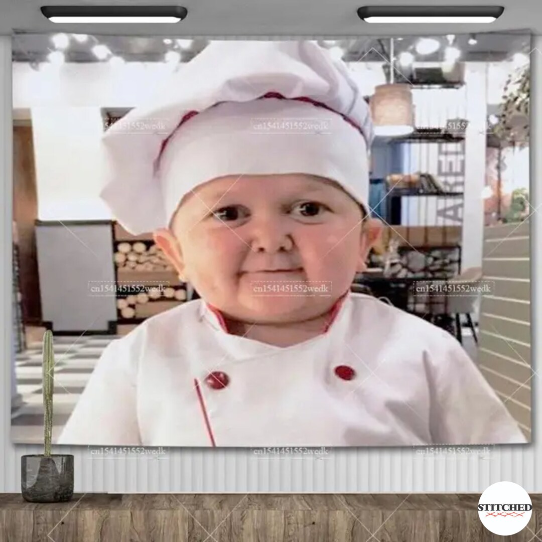 Hasbulla Magomedov Homage Tapestry Wall Decor Flag Banner Funny Meme ...