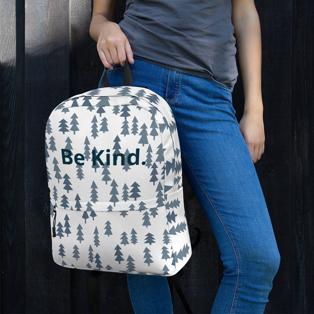 Be Kind Blue Spruce Backpack - Etsy