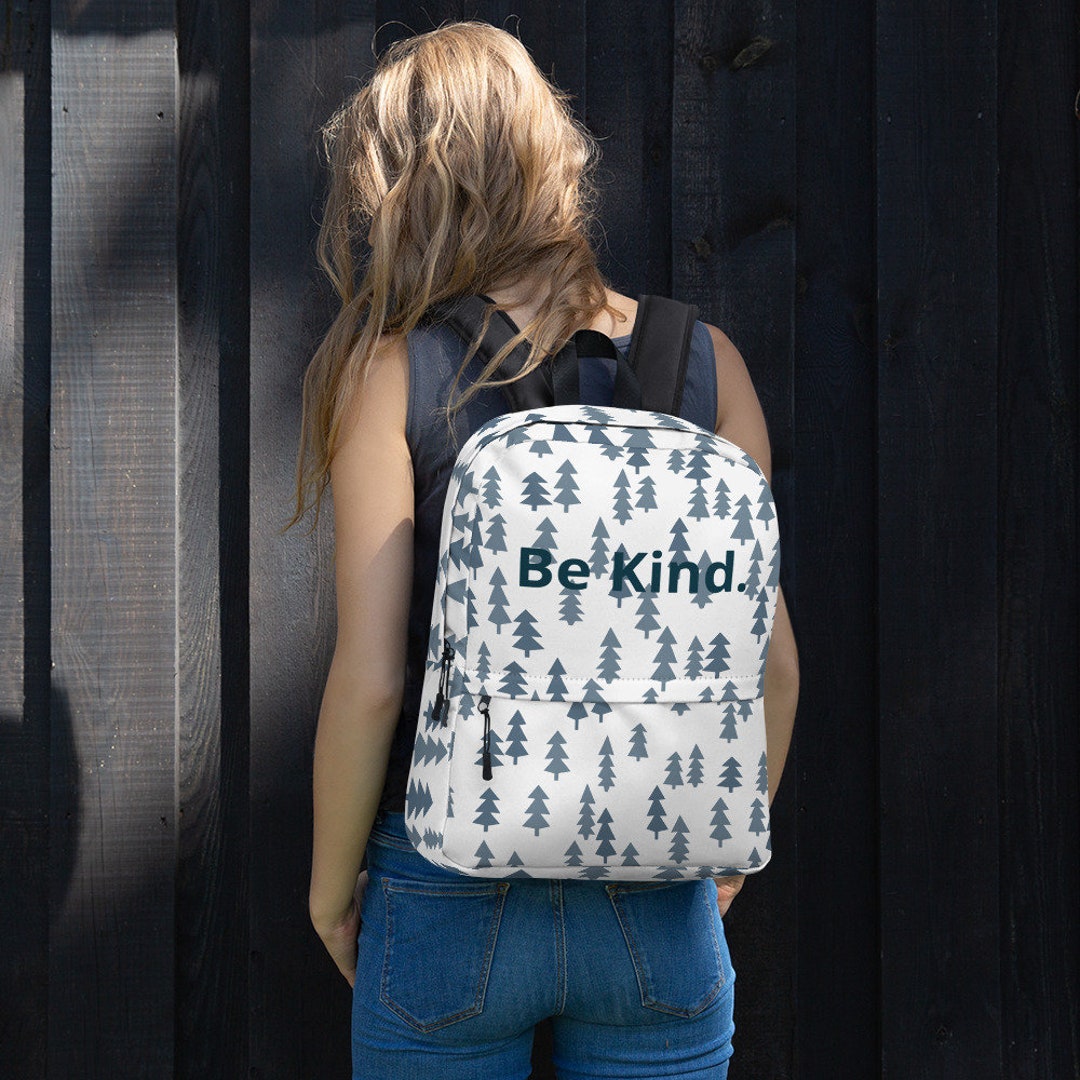 Be Kind Blue Spruce Backpack - Etsy