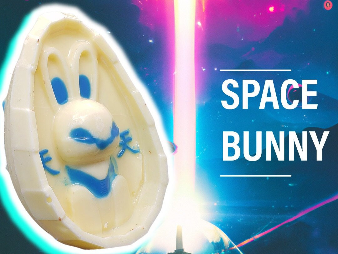 Easter Chocolate Egg Space Bunny Pack Includes Molds to Create Your Own ...