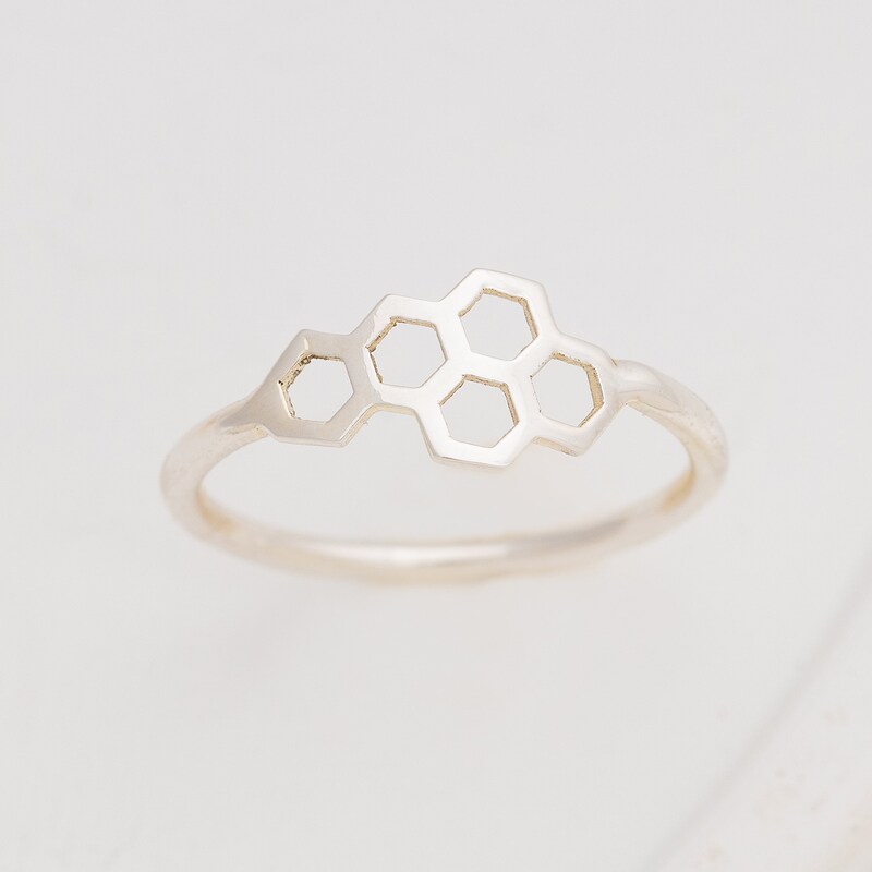Honeycomb Engagement Ring - Etsy
