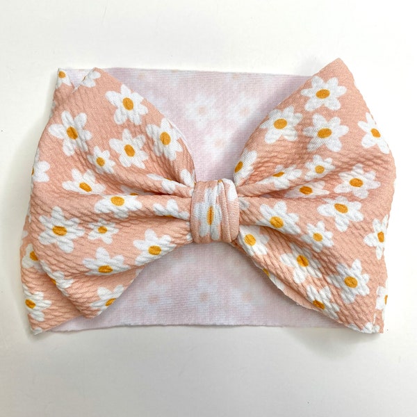 Daisy Hair Bow - Etsy