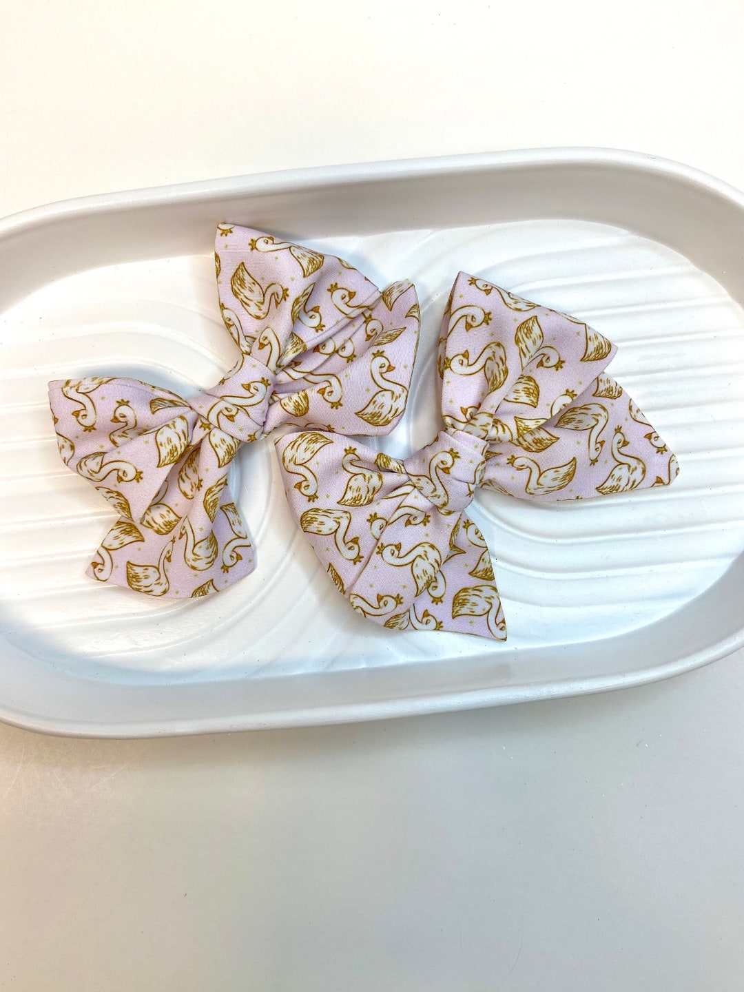 Pigtail Bows, Ballet Bows, Dance Bows, Hand Tied Bows, Girls Bows, Baby ...