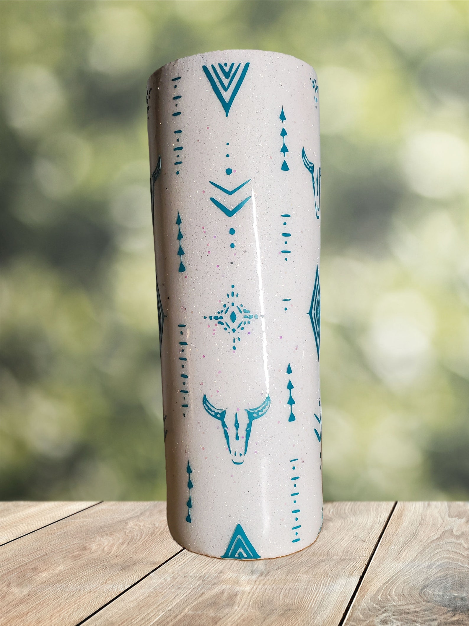 You Personalize Southwestern Longhorn Diamonds Glitter Custom - Etsy