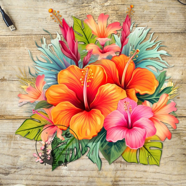Uvdtf Flower Decals - Etsy