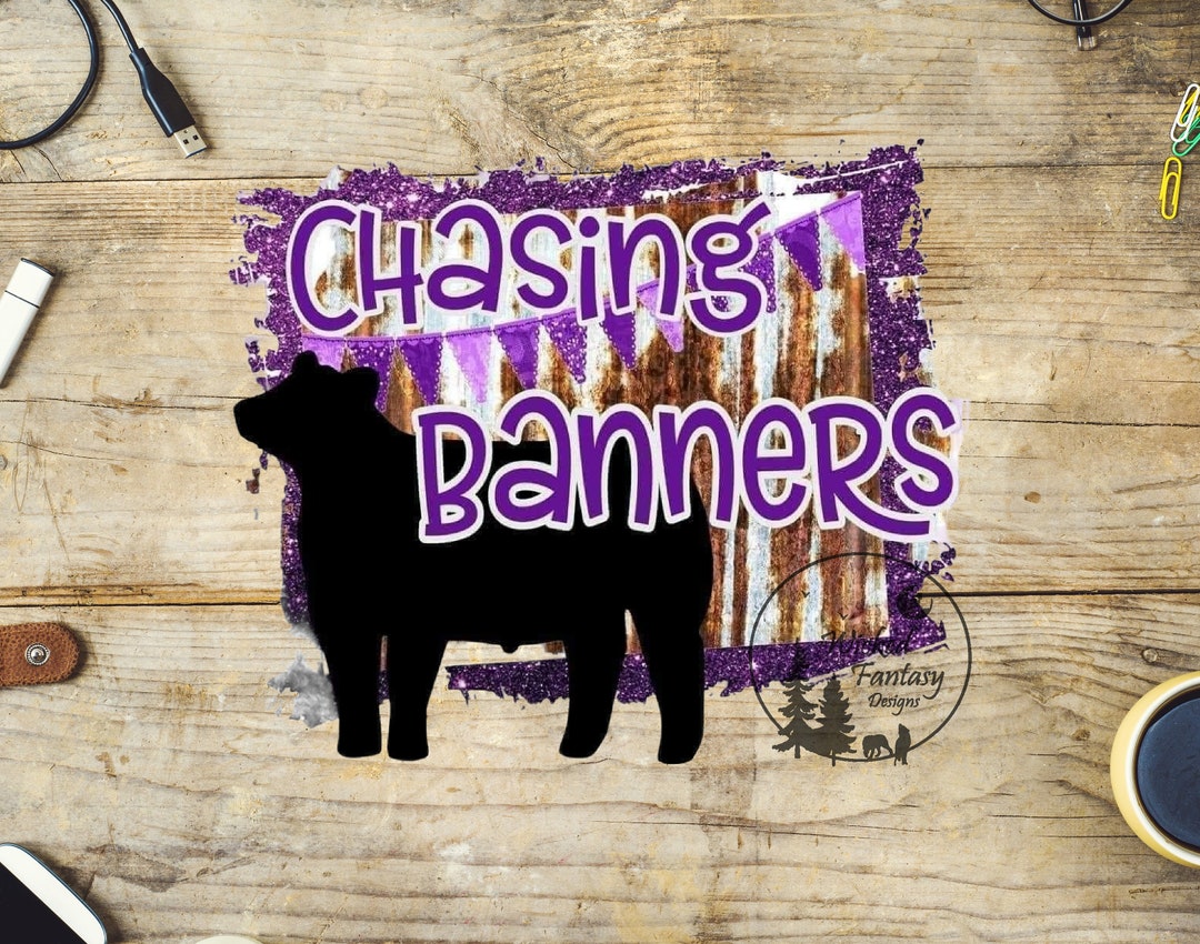 UVDTF Decal Chasing Banners Stock Show Silhouette Show Cattle 1pc - Etsy