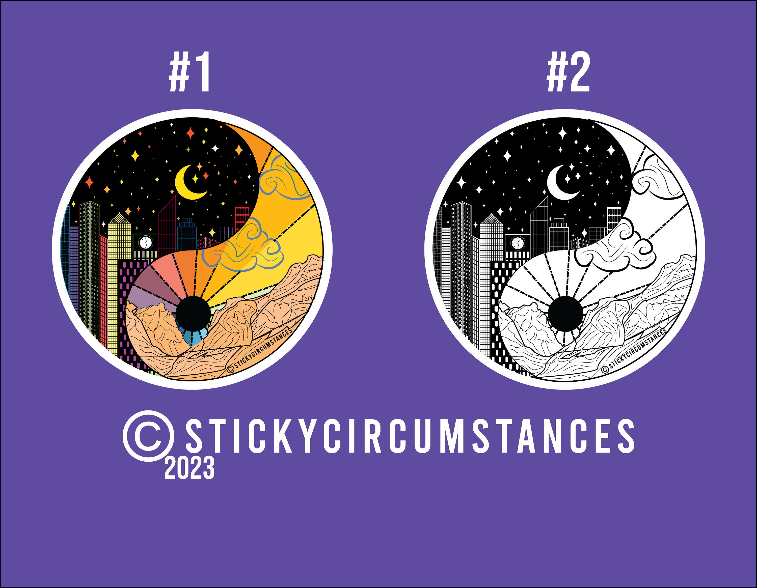 Yin-yang Sticker - Etsy