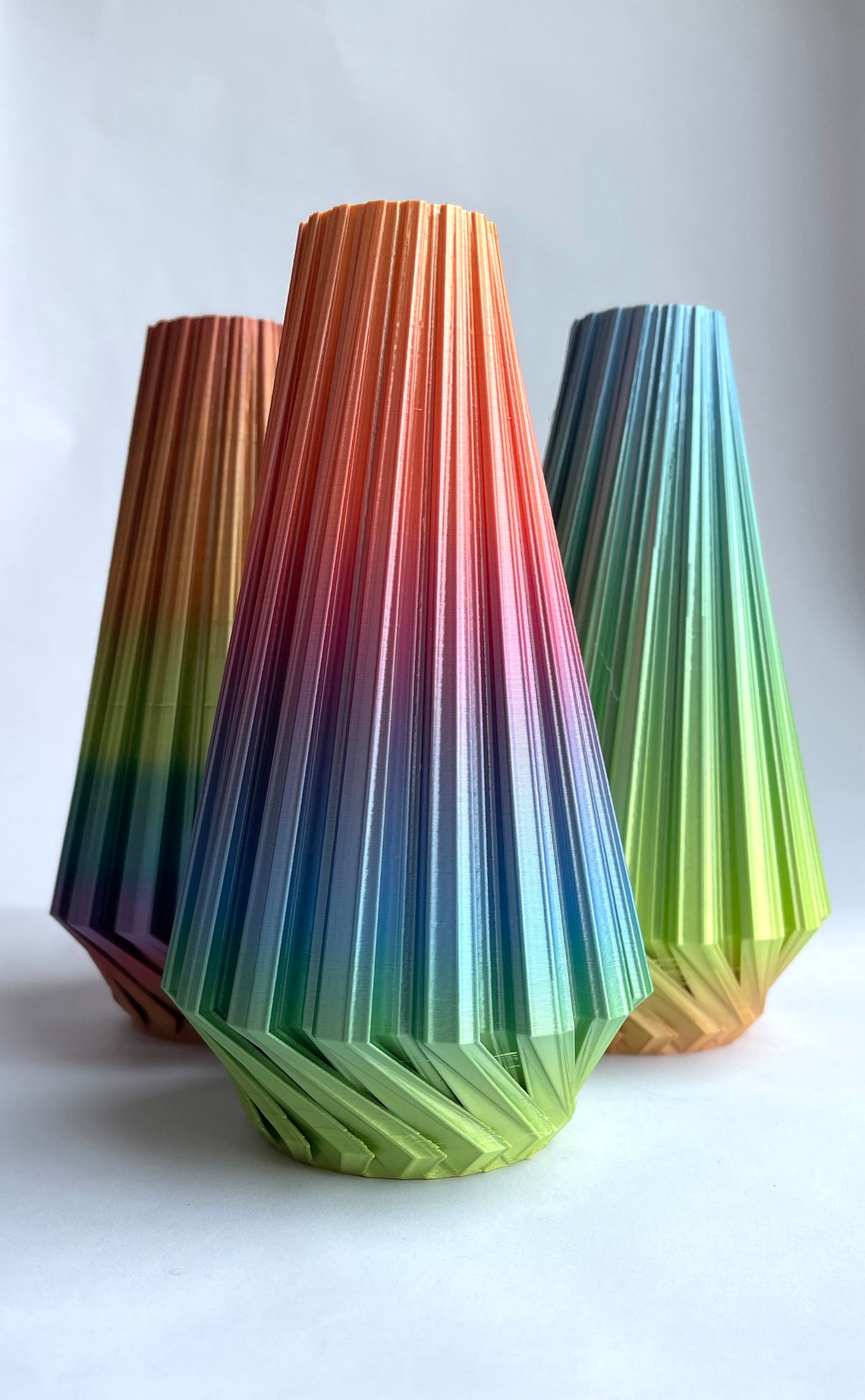 3D Printed Valcano Vase - Etsy