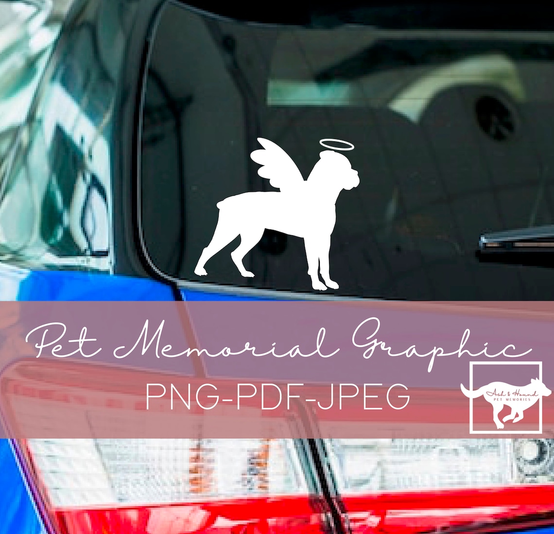 Boxer Pet Memorial PNG in Memory of Pet PNG Grief Clipart Memorial ...
